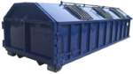 Recycling Container with Hip Roof | Custom Container Solutions