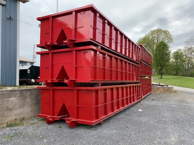 15CY Standard Duty Rect. Roll Off. 14' Long and 48" Inside Height (8 ...