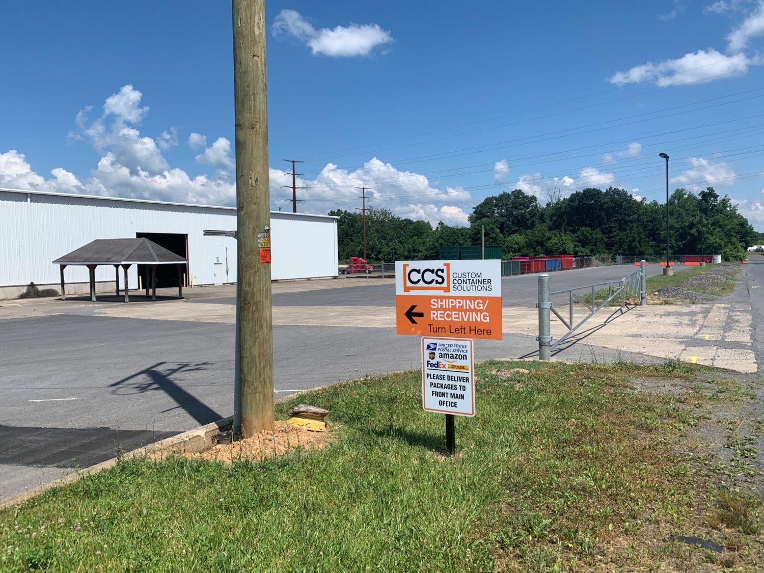 Signs are going up | Custom Container Solutions