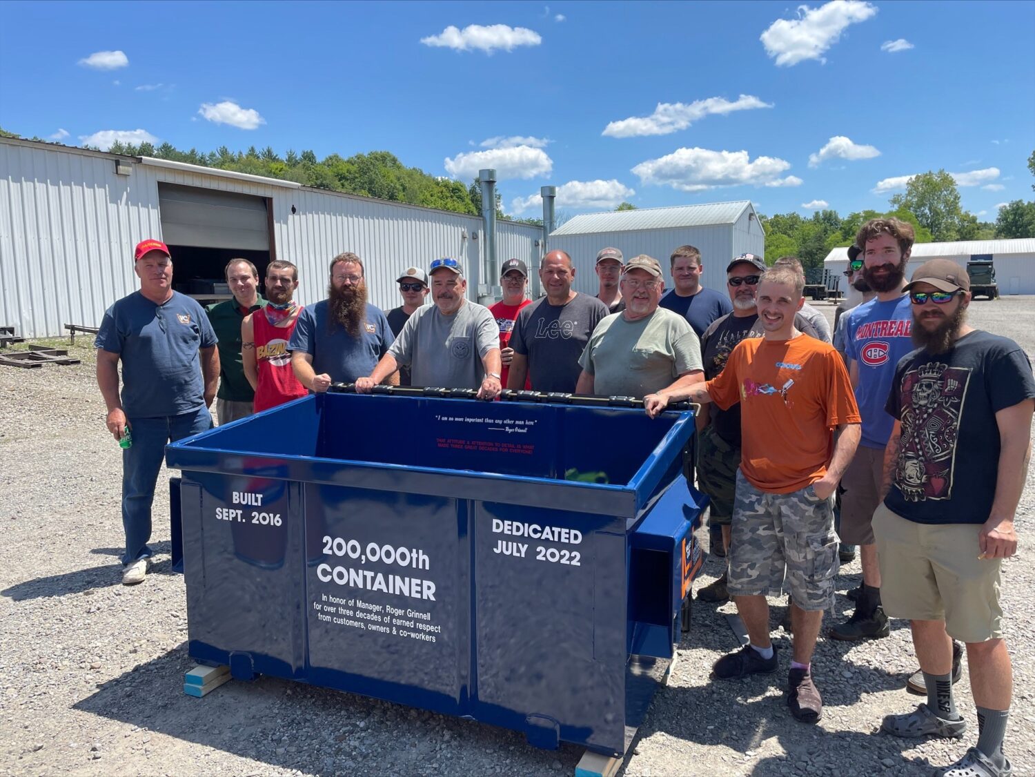 Remarkable Roger Retires | Custom Container Solutions