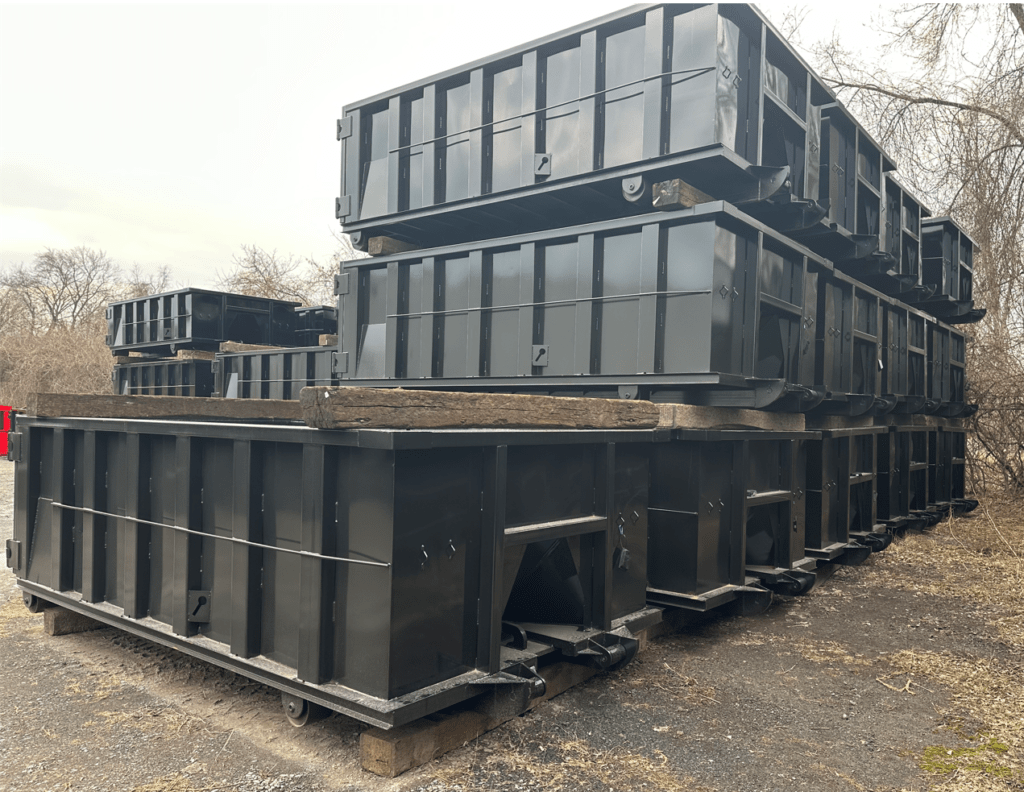 10CY Standard Rect. Roll Off. 12' Long and 38" Inside height (4-Jet ...